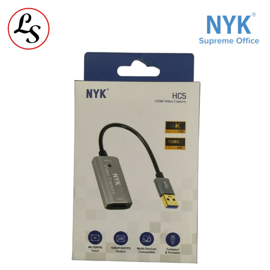 Jual NYK HC5 HDMI Video Capture 4K Full HD USB 3.0 | Shopee Indonesia