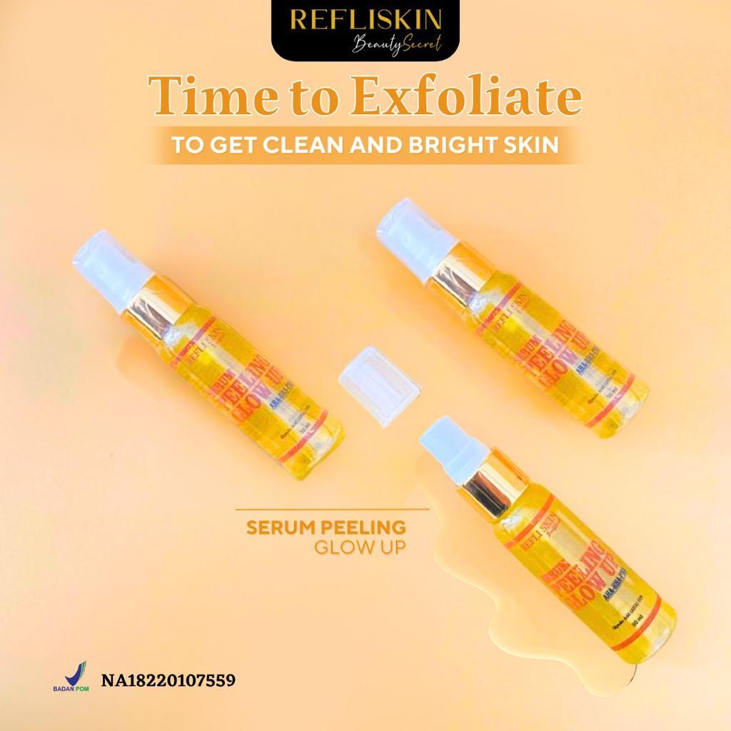Jual Refli Skin Serum Peeling Glow Up - Serum Luxury Peeling White ...