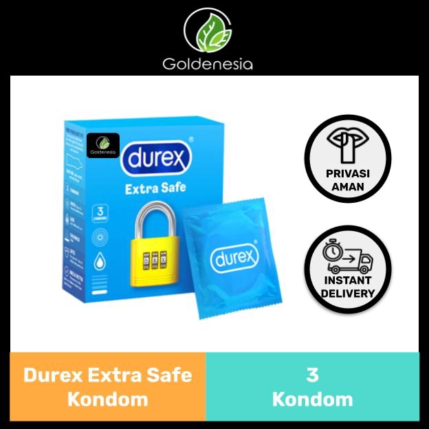 Jual Durex Extra Safe 3s - Kondom Tebal Pria | Shopee Indonesia