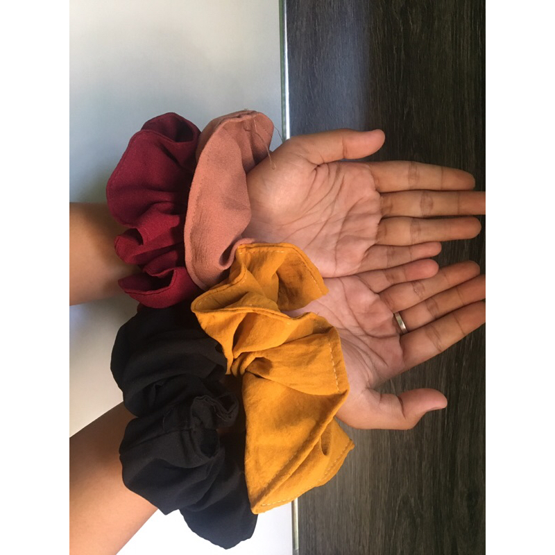 Jual [juragan.ashfa] Cepol Hijab Jumbo Pilih Warna Jilbab Scrunchie ...