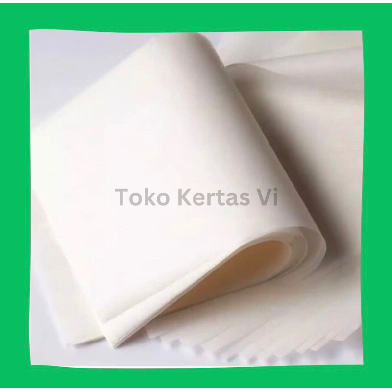 Jual Kertas roti/ kertas pola bening / Greasproff 50 Gsm ukuran 75x100 ...
