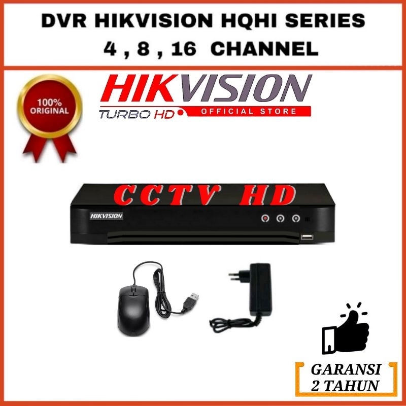 Jual DVR HIKVISION HQHI SERIES - 4 CHANEL - 8 CHANEL - 16 CHANEL ...