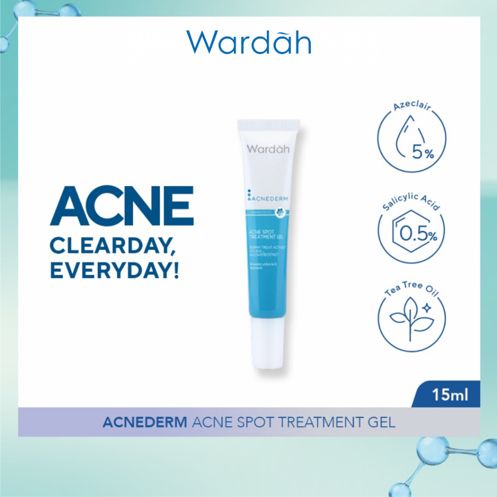 Jual Wardah Acnederm Spot Treatment Gel 15Ml | Shopee Indonesia