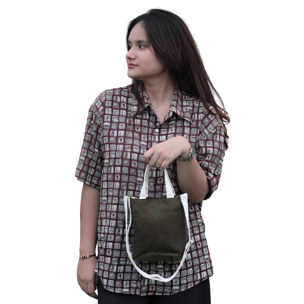 Jual SATU ALAT Tas Selempang CANDY 100% Canvas Premium Tebal Tas Kanvas ...