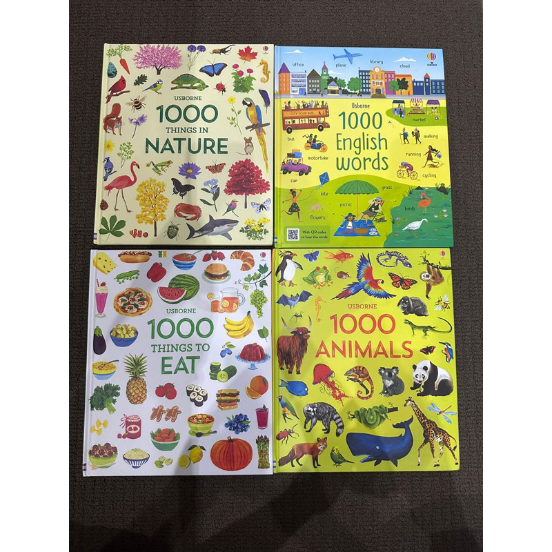 Jual USBORNE - 1000 Series / 1000 Things in Nature / 1000 Things to Eat ...