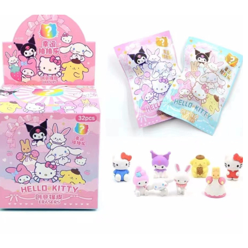 Jual Mystery Bag Eraser Sanrio Pokemon Kuromi Pengapus Misteri Bag ...