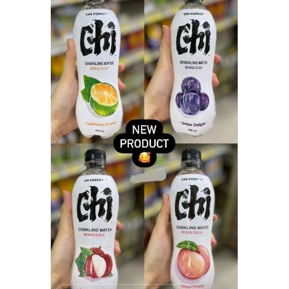 Jual Chi Forest minuman sparkling water bebas gula per varian 480ml | Shopee Indonesia