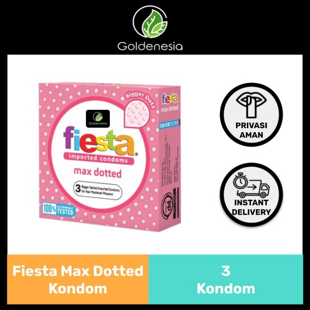Jual Kondom Fiesta Max Dotted Isi 3 Pcs | Shopee Indonesia