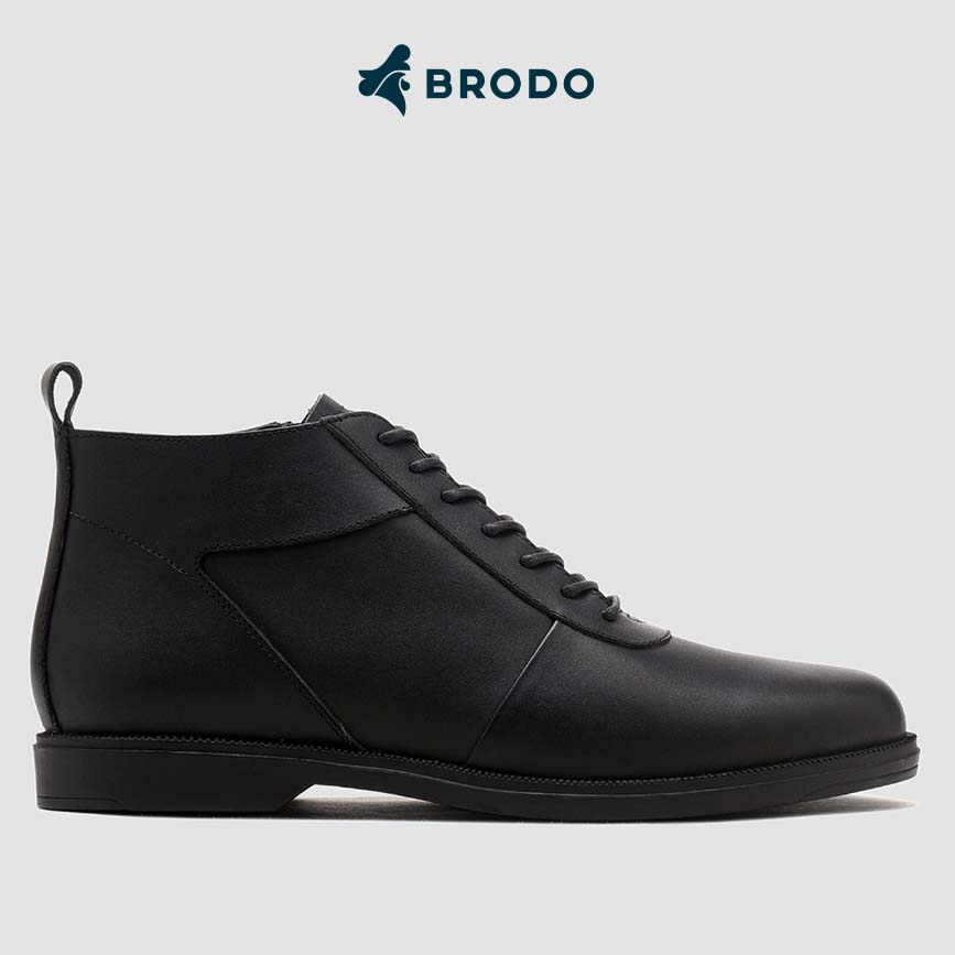 Jual BRODO - Sepatu Ventura EZ Parang Jati Full Black | Shopee Indonesia