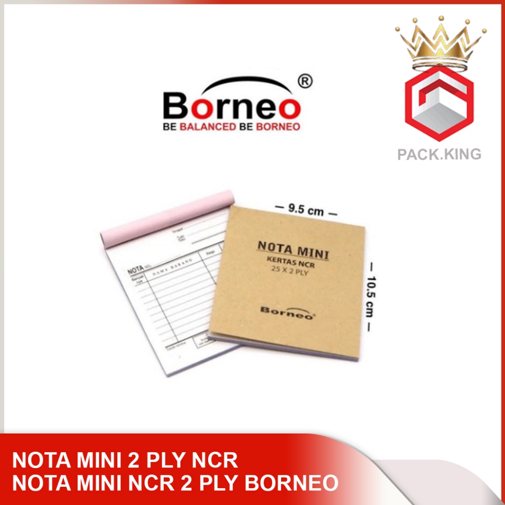 Jual NOTA MINI 2 PLY NCR UKURAN 80MMX105MM NOTA ONLINE SHOP / NOTA MINI ...
