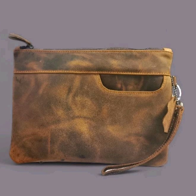 Jual Cluth handbag Kulit asli tipis handbag pria Kulitsapi.id | Shopee ...
