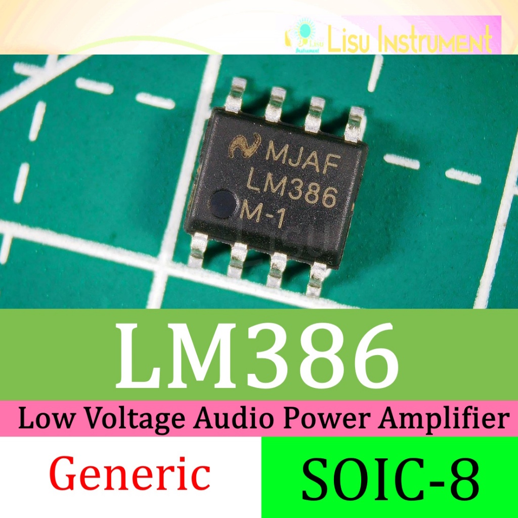 Jual LM386 Low Voltage Audio Power Amplifier SOIC-8 | Shopee Indonesia