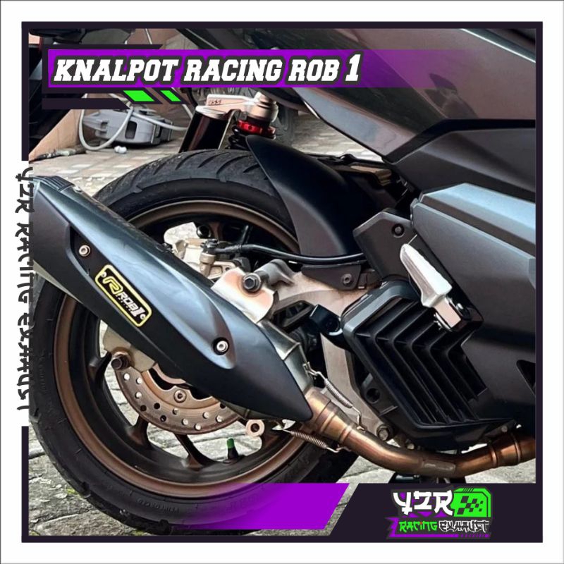 Jual KNALPOT RACING ROB1 FULL SYSTEM NMAX 155 OLD VARIO 160 VARIO 150 ...