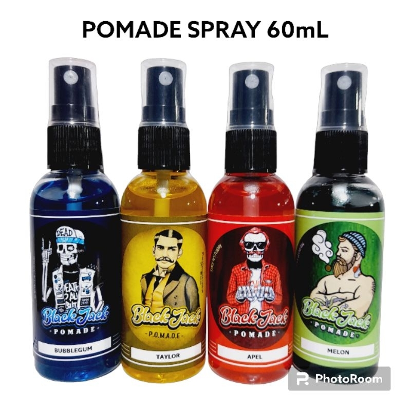 Jual Pomade Spray black jack 60ml | Shopee Indonesia