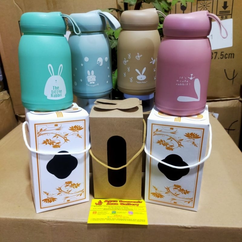 Jual Botol Rabbit + Bok Sovenir Cantik [minimal pemesanan 80 pcs ...