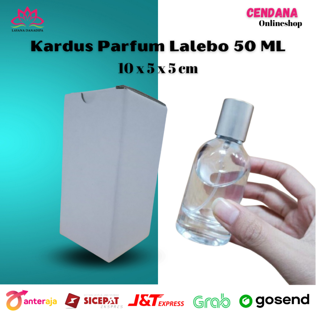Jual Kardus Parfum Spray Lalebo 50 ml White Craft Ukuran 5 x 5 x 10cm (Per10 pcs) | Shopee Indonesia