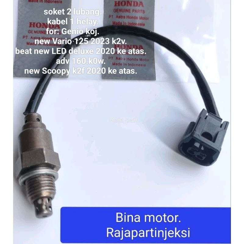 Jual o2 sensor oksigen co2 sensor panas knalpot Honda Genio k0j Vario ...