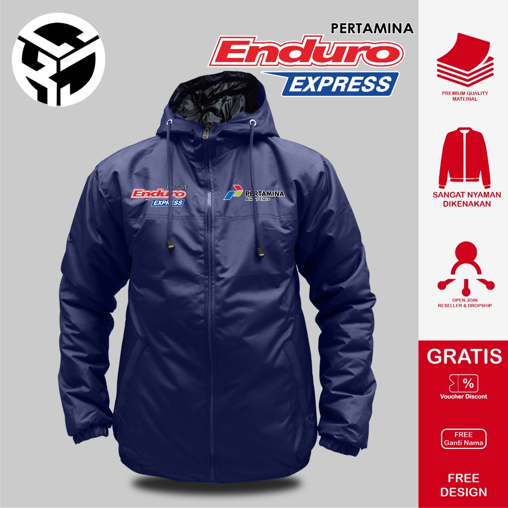Jual JAKET ENDURO EXPRESS JAKET PERTAMINA ENDURO JAKET PARASUT ...