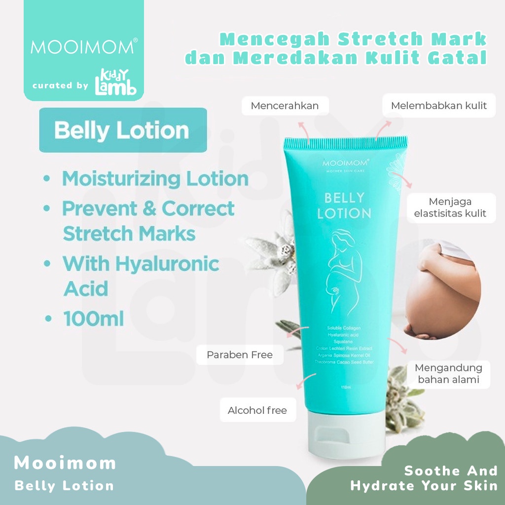 Jual Mooimom Belly Lotion / Cream Penghilang Stretch Mark / Krim perut ...