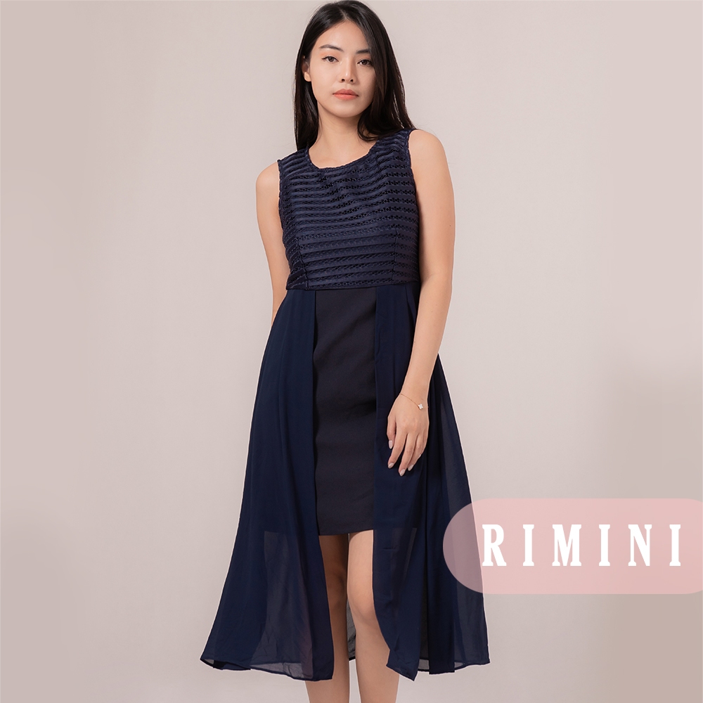 Jual RIMINI - Dress Pesta Remaja Putungan Stripes Tile XS-XL - Agra Dress - 887585 | Shopee ...