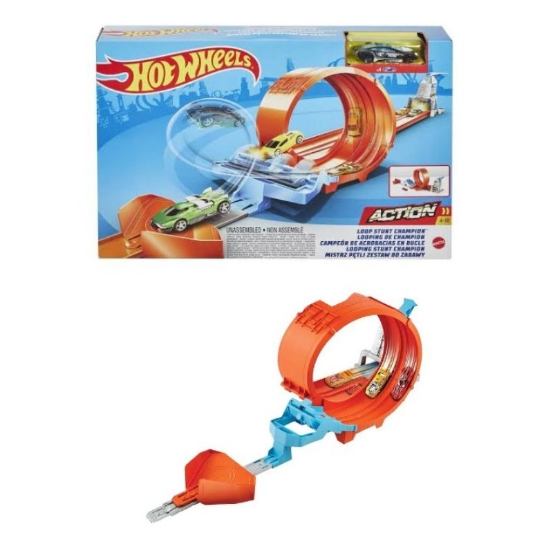 Jual Diecast Hot Wheels LOOP STUNT CHAMPION Track Builder HW Hotwheels ...