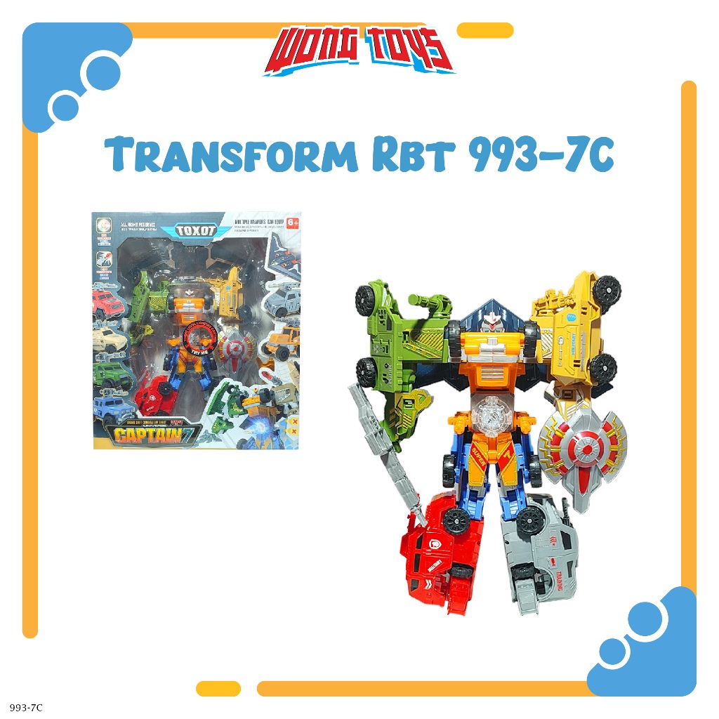 Jual Transform Rbt 993-7C (993-7C) - Mainan Robotan Toxot Captain7 ...