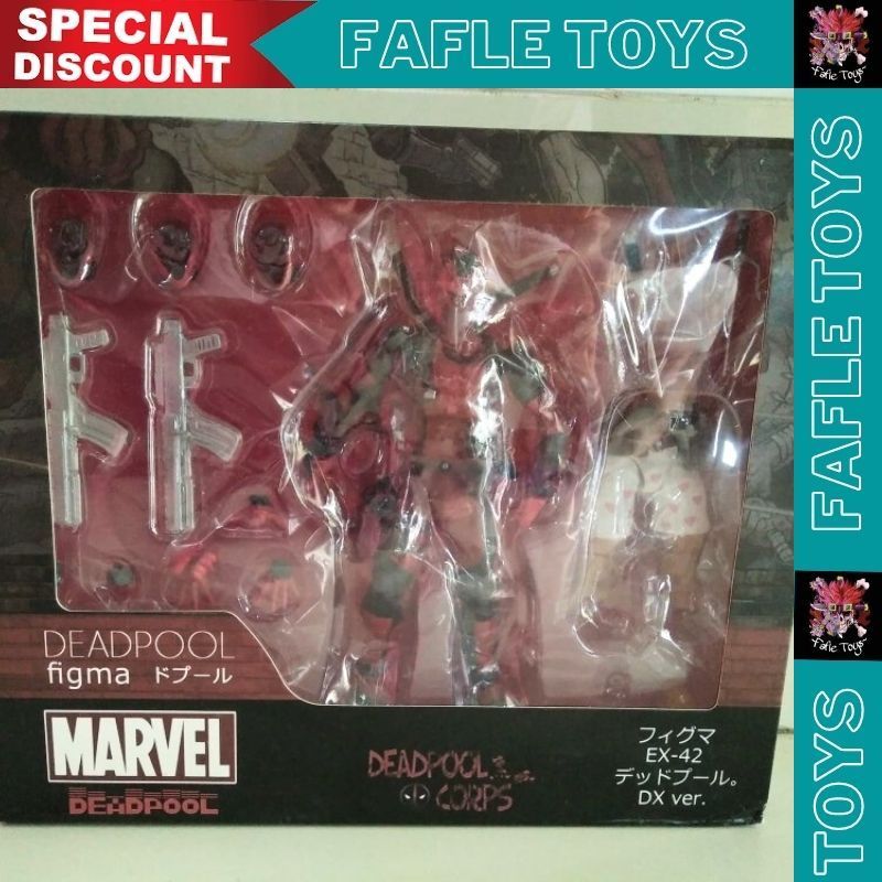 Jual Figma Marvel Deadpool DX Corps Ver EX 042 Delux / Action Figure Deadpool DX Corps Ver EX ...