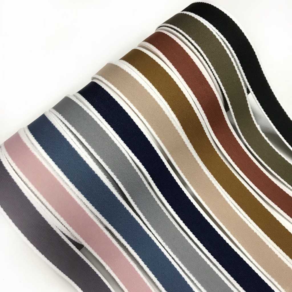 Jual 1 YARD ( 90 CM ) - 1,6 CM PITA KOREA LIST PUTIH / PITA KANVAS ...