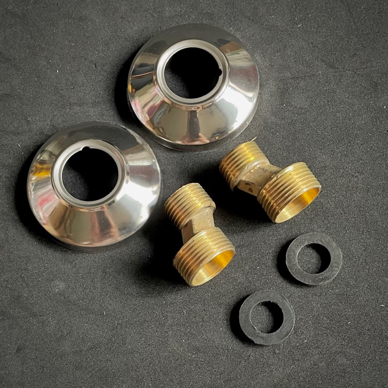 Jual dobel nepel kran bathup kran shower panas dingin / dobel nepel Z ...