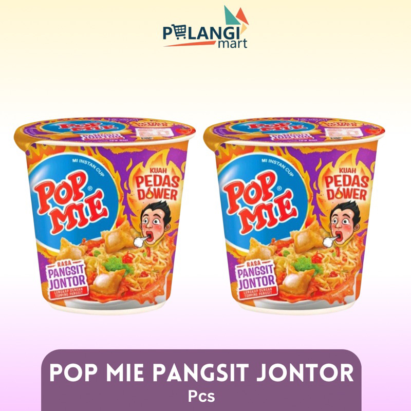 Jual POP MIE RASA PANGSIT JONTOR KUAH PEDAS DOWER 75 GR | Shopee Indonesia
