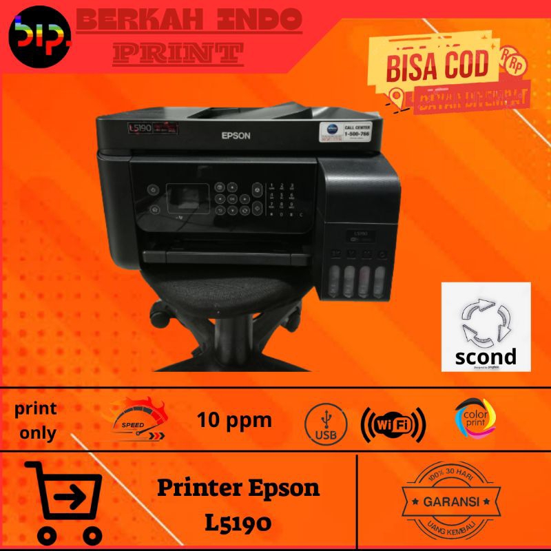 Jual printer Epson L5190 printer Epson L5190 printer poto copy warna ...