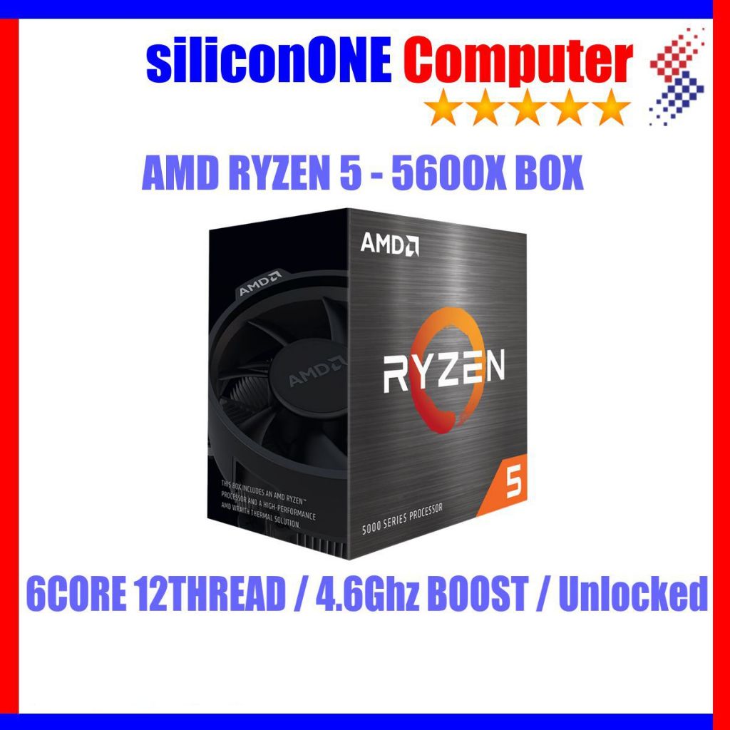Jual AMD Ryzen 5 5600X BOX Processor | Shopee Indonesia