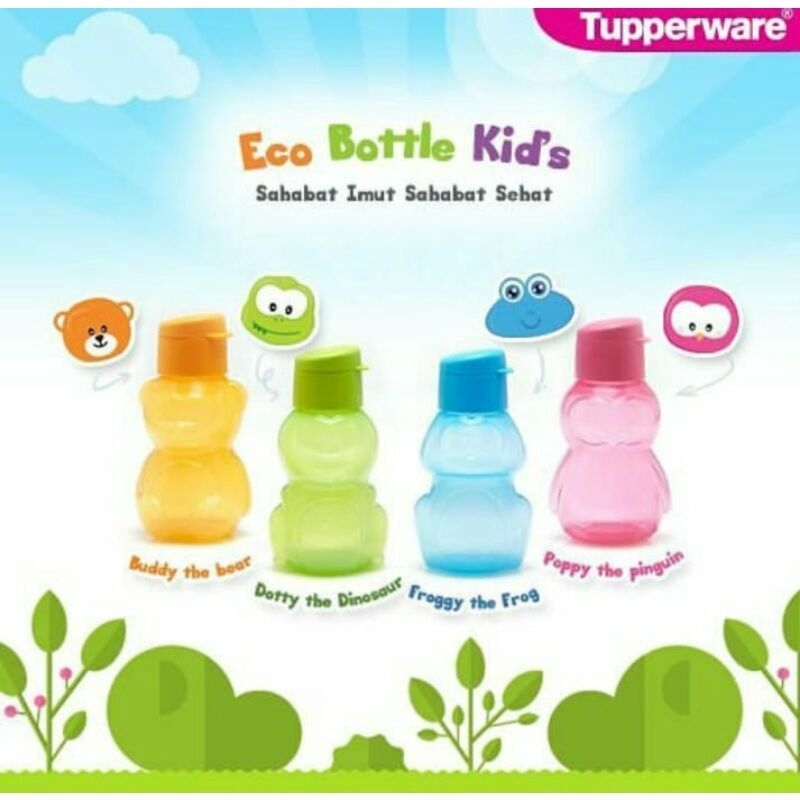 Jual Eco Kids Kidz Botol Minum Karakter Anak Toddler Balita 350ml ...