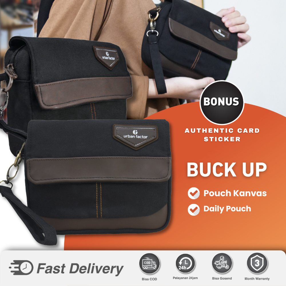 Jual Clutch urban factor - Buck Up Hand Bag Pouch Tas Tangan Kanvas ...