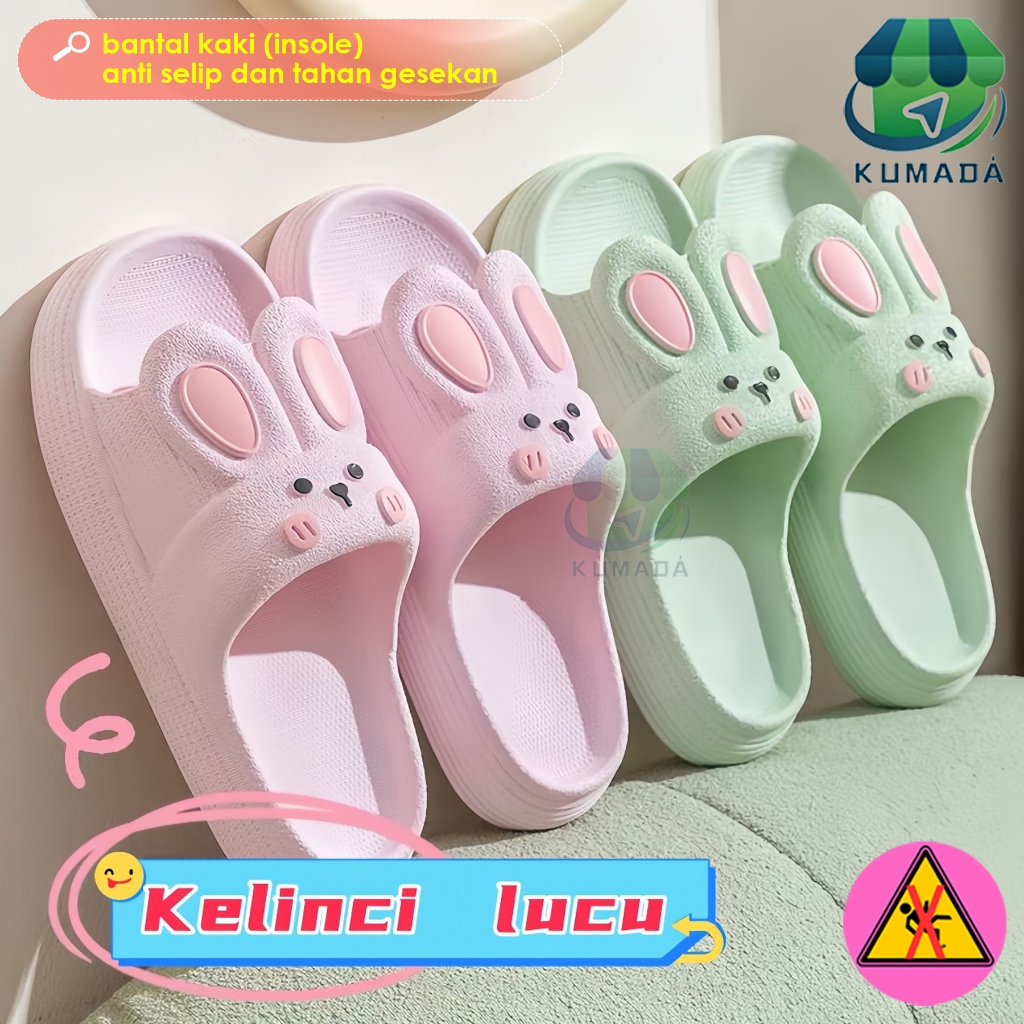 Jual Sandal Rumah Kelinci Lucu Wanita 2023 Sandal Dalam Ruangan Terbaru ...