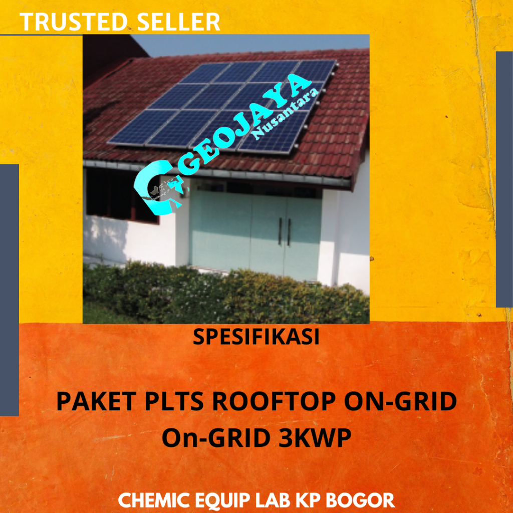 Jual PAKET PLTS ROOFTOP ON-GRID On-GRID 3KWP | Shopee Indonesia