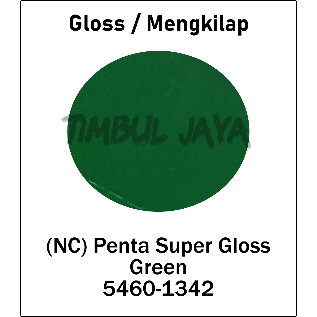 Jual Cat Penta DARK GREEN 1 Kg - cat penta hijau - cat mobil hijau ...