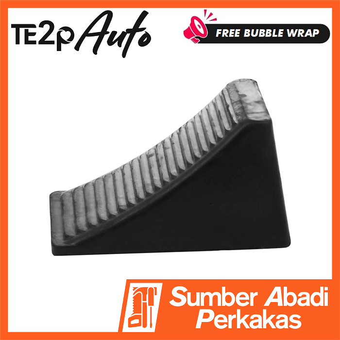 Jual TE2P Ganjalan Ban Mobil Karet Parkir Penahan Ganjal Roda Rubber ...