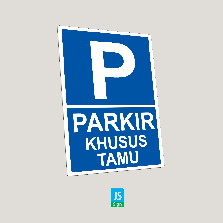 Jual STICKER K3 SAFETYSIGN PARKIR KHUSUS TAMU | Shopee Indonesia