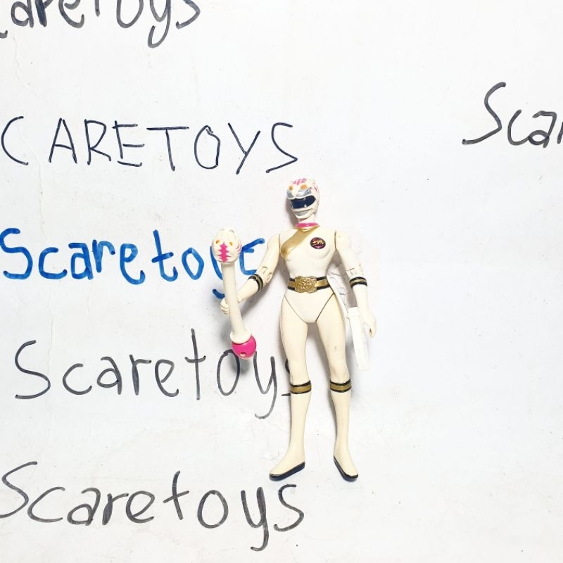 Jual Power Rangers wild force white ranger Sentai gaoranger gao tiger ...