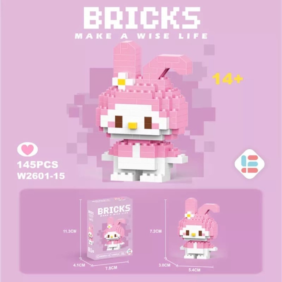 Jual Nano Block Model Kartun Building Blok Mainan Balok Susun DIY ...