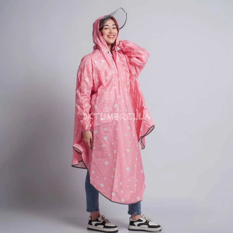 Jual [cod] Jas Hujan Ponco/ Mantel Hujan Ponco/ Jas Hujan Motor Ponco ...
