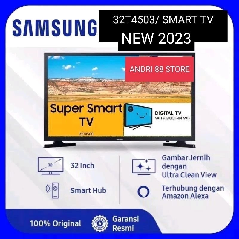 Jual TV LED SAMSUNG 32 INCH SMART TV T4503 | Shopee Indonesia