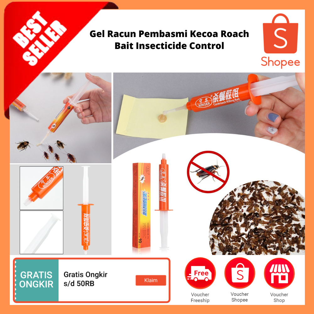 Jual Gel Pembasmi Kecoa Roach Bait Insecticide Control / Perawatan ...