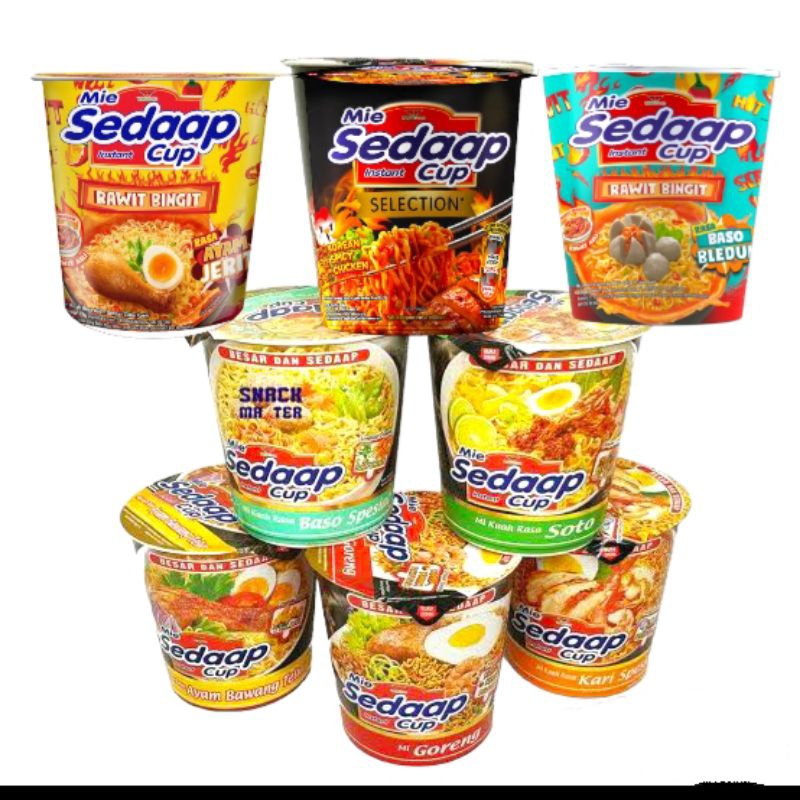 Jual MIE SEDAP CUP ALL VARIAN | Shopee Indonesia