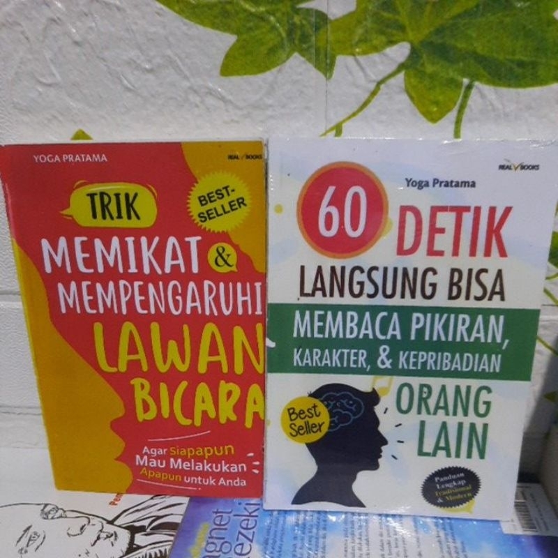 Jual paket 2 buku 60 detik langsung bisa membaca pikiran karakter - kepribadian orang lain ...