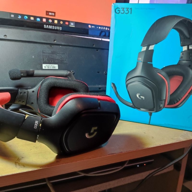 Jual Headset Gaming Logitech G331 fullset Used / Second | Shopee Indonesia