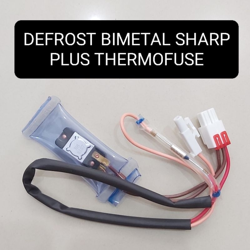 Jual Defrost Bimetal SHARP Kulkas Plus Thermofuse | Shopee Indonesia