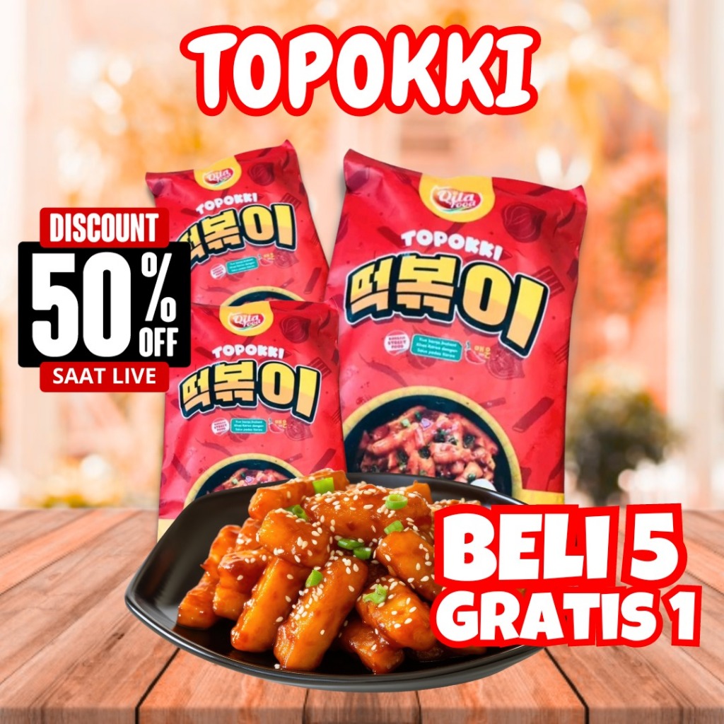 Jual toppoki rabokki tteoboki topoki murah homamade RAPOKKI Tteokbokki ...