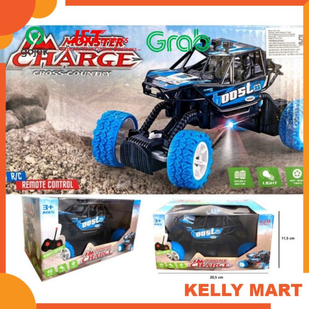 Jual MAINAN ANAK MOBIL REMOTE CONTROL RC MONSTER CHARGE CROSS COUNTRY ...